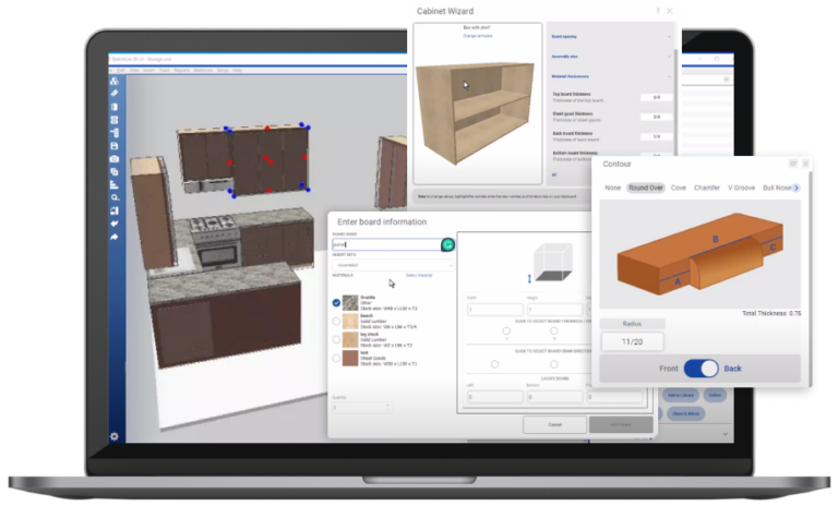 Custom Kitchen Cabinet Design Software: Benefits | SketchList3D